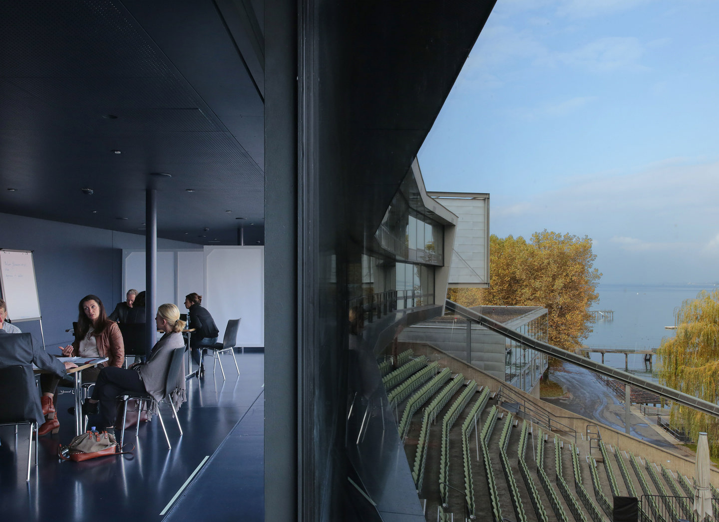 Blaue Lounge at the Festspielhaus Bregenz